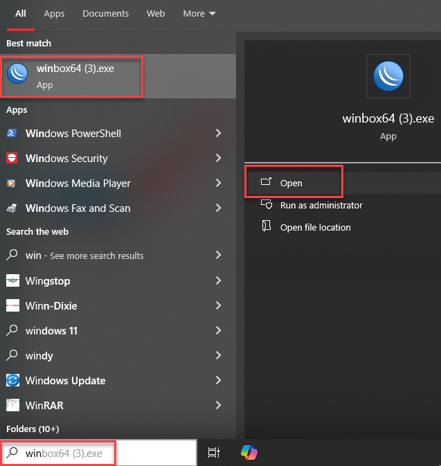 Use the Mikrotik Winbox software to check if you can see your ENET networking router – C.E ...