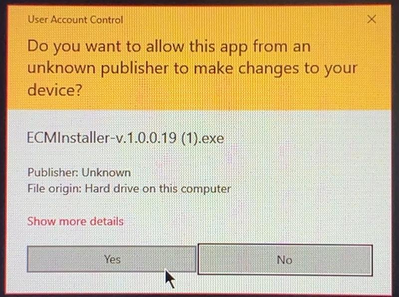 Install the ECM software – C.E. Electronics