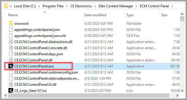 Reset the ECM admin login – C.E. Electronics